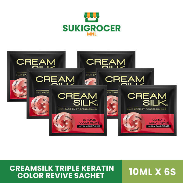 Creamsilk Triple Keratin Color Revive Sachet 10ML x 6s | Shopee Philippines