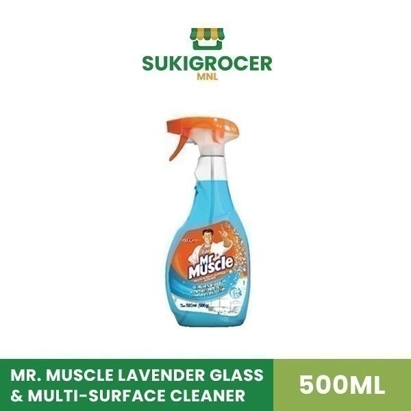 Mr. Muscle Lavender Glass & Multi-Surface Cleaner Primary 500ml ...