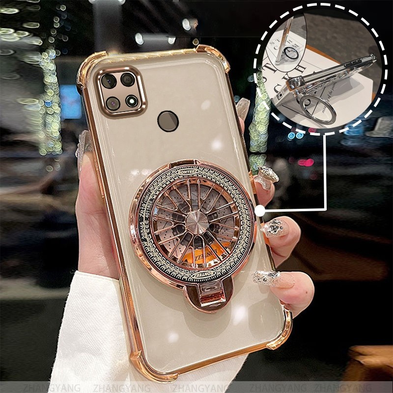 Case For Poco C40 Four corner anti drop electroplated phone case ...