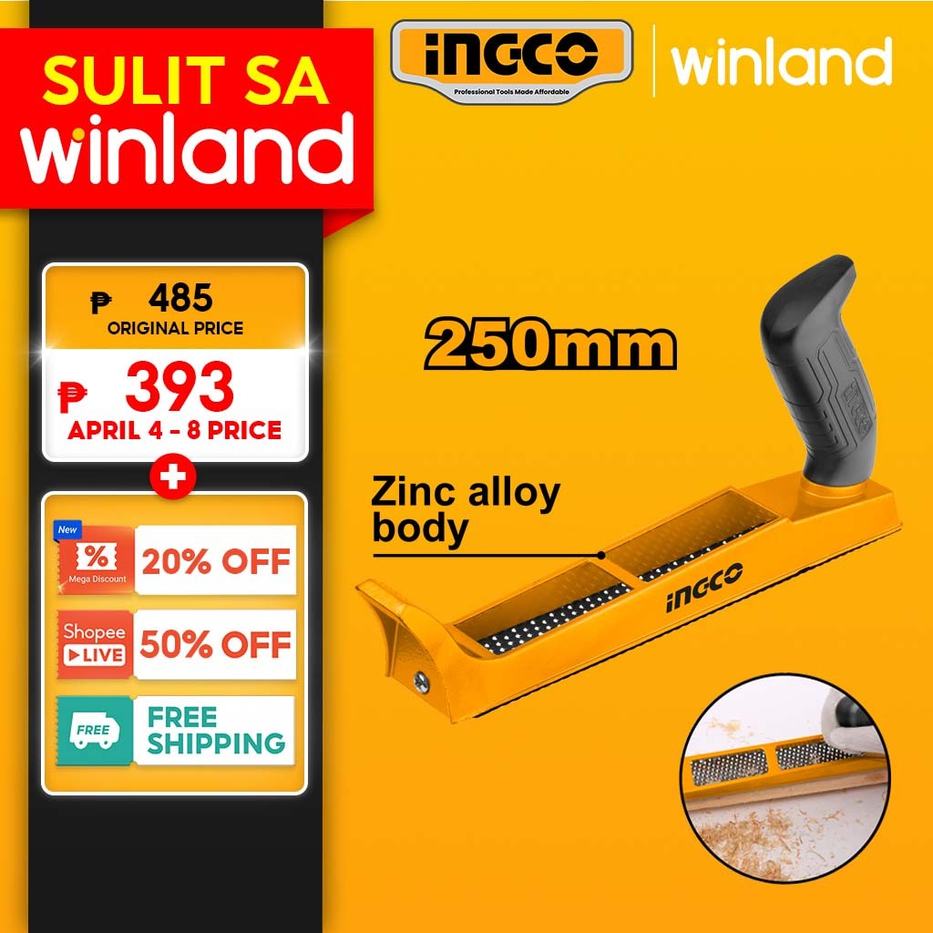 Ingco by Winland Block Plane 250mm HBP02250 ING-HT | Shopee Philippines