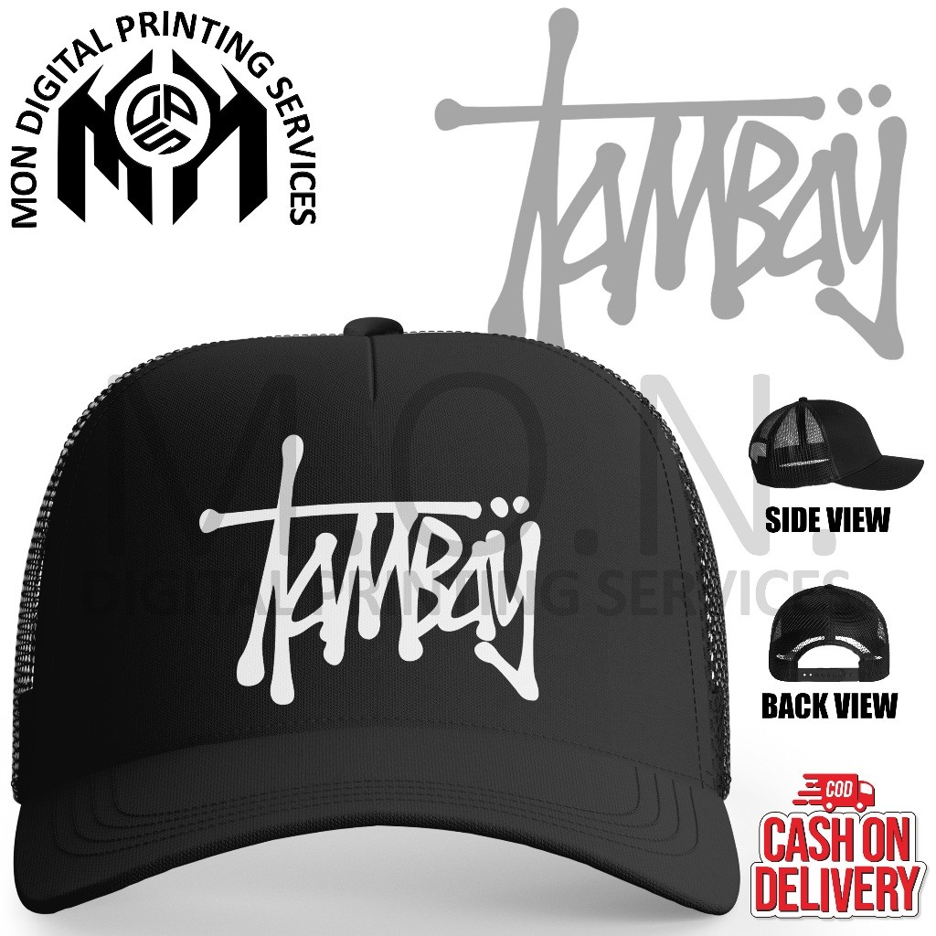 Tambay Cap Stssy Style Mesh Cap/Net Cap/Baseball Cap Unisex | Mon ...