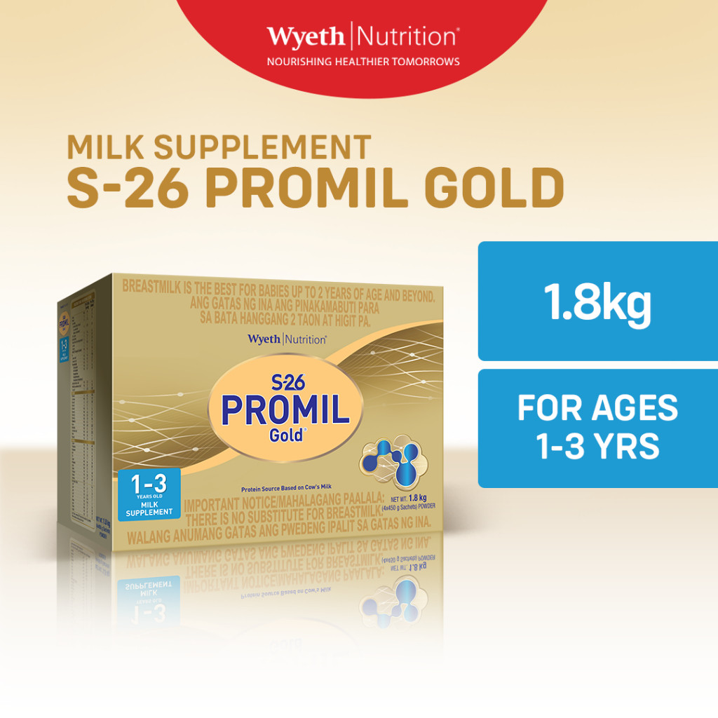 S-26 Promil Gold Milk Supplement for Children 1 to 3 Years Old 1.8kg ...