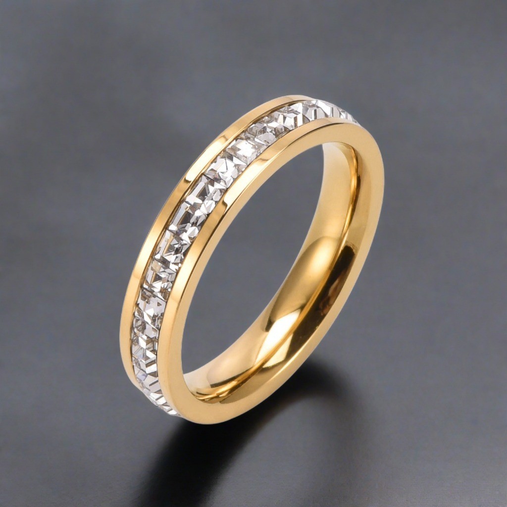 HB Jewelry ELLE Rounded Embedded Ring Fashion Accessories JZ00050 ...