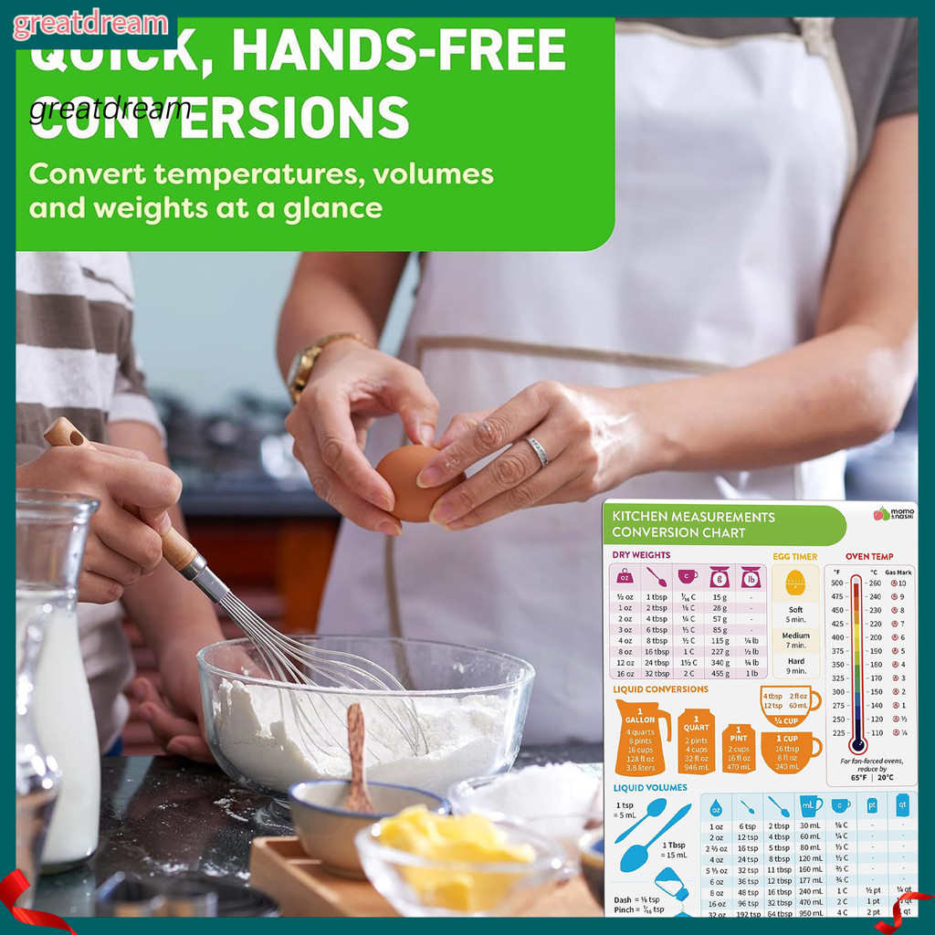 greatdream| Liquid and Dry Measurement Converter Baking Measurement ...