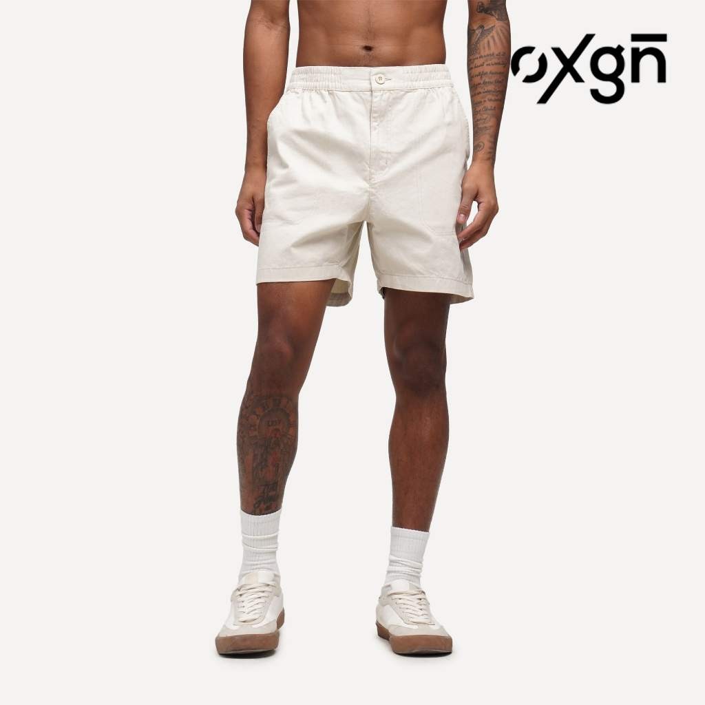 OXGN Chino Shorts For Men (Bone/Tan) | Shopee Philippines