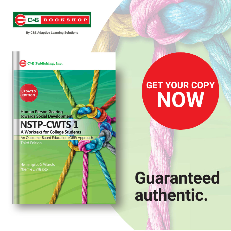 Human Person Gearing Towards Social Development: NSTP-CWTS 1 A Worktext ...