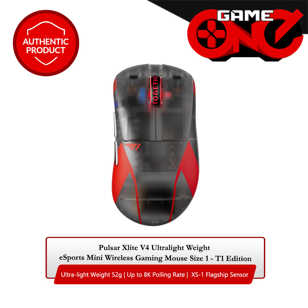 Pulsar Xlite V4 T1 Edition Ultralight Weight eSports Mini Wireless ...