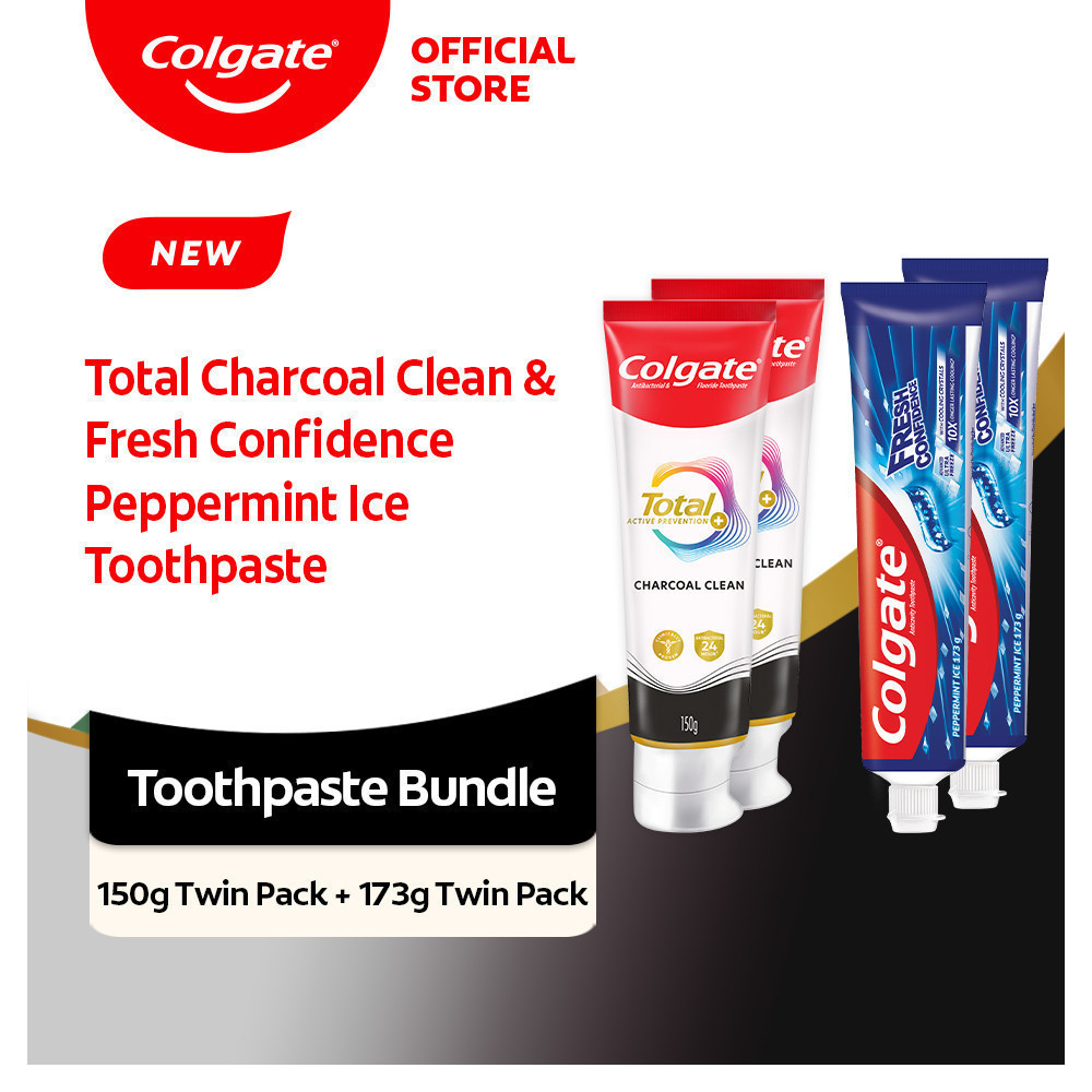 Colgate Fresh Confidence Peppermint Ice Toothpaste 173g Twin Pack ...