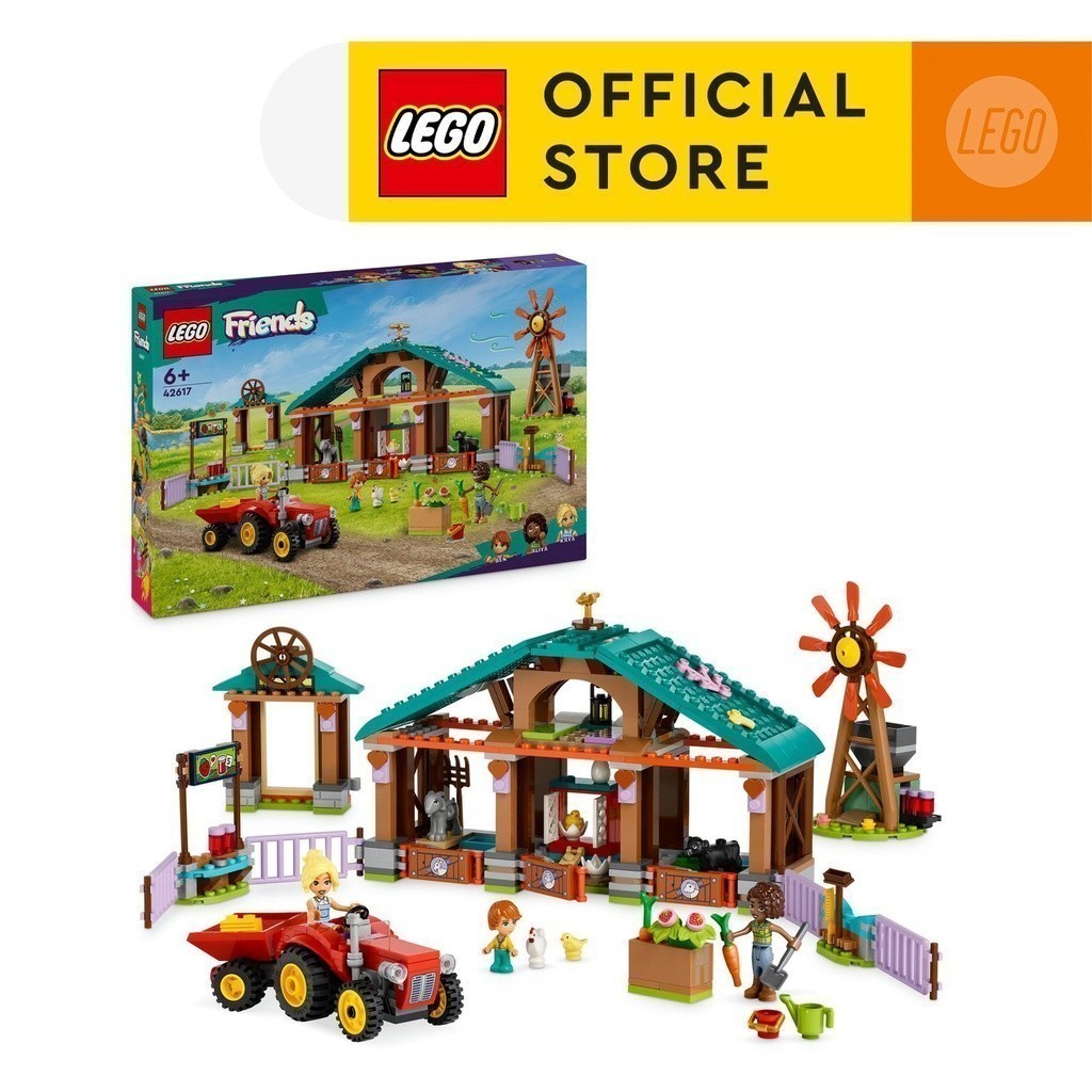 LEGO Friends 42617 Farm Animal Sanctuary Toy (489 Pieces) | Shopee ...