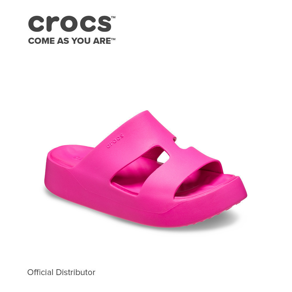 Crocs Women's Getaway Platform H-Strap in Pink Crush | Shopee Philippines
