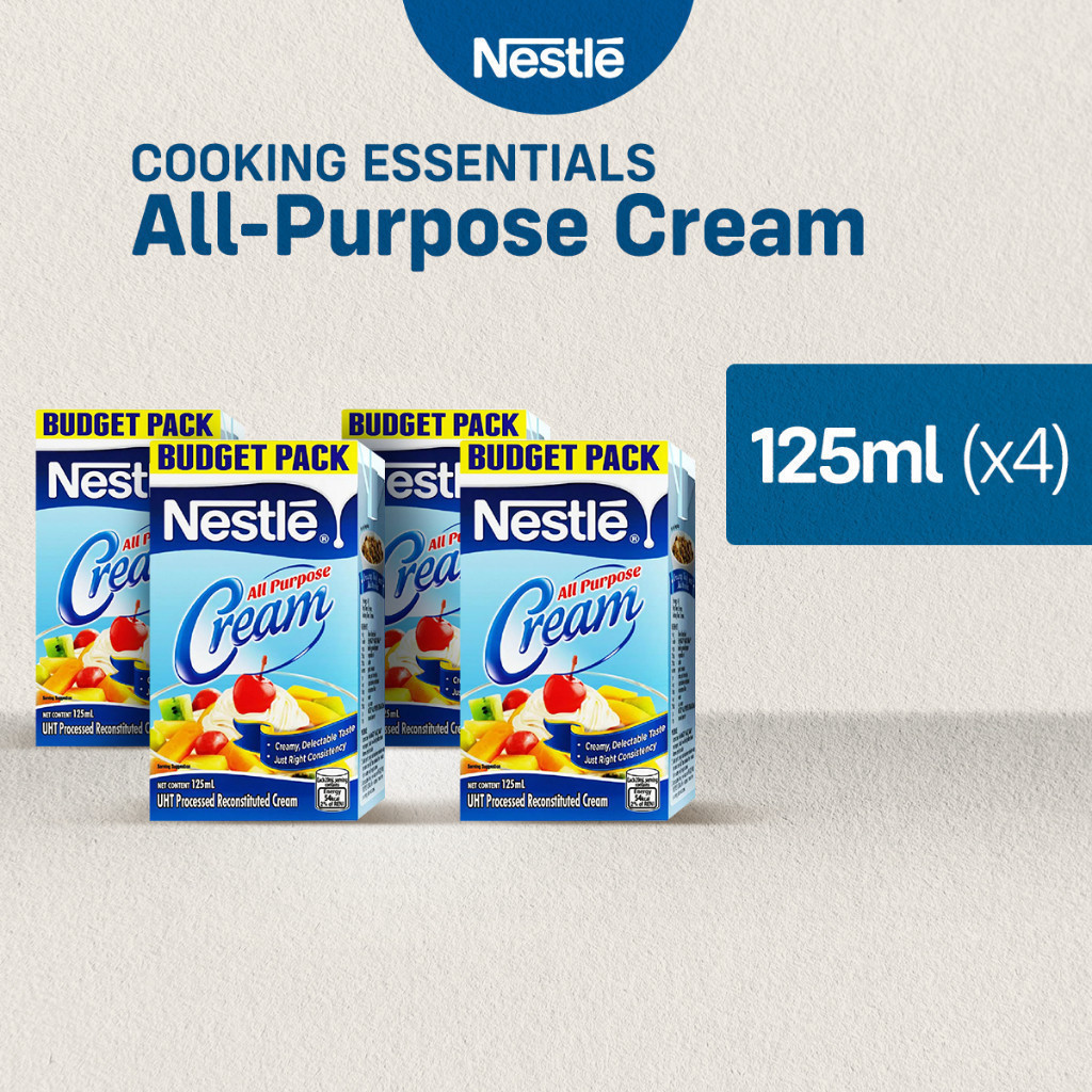 Nestle All-Purpose Cream 125ml - Pack of 4 | Shopee Philippines