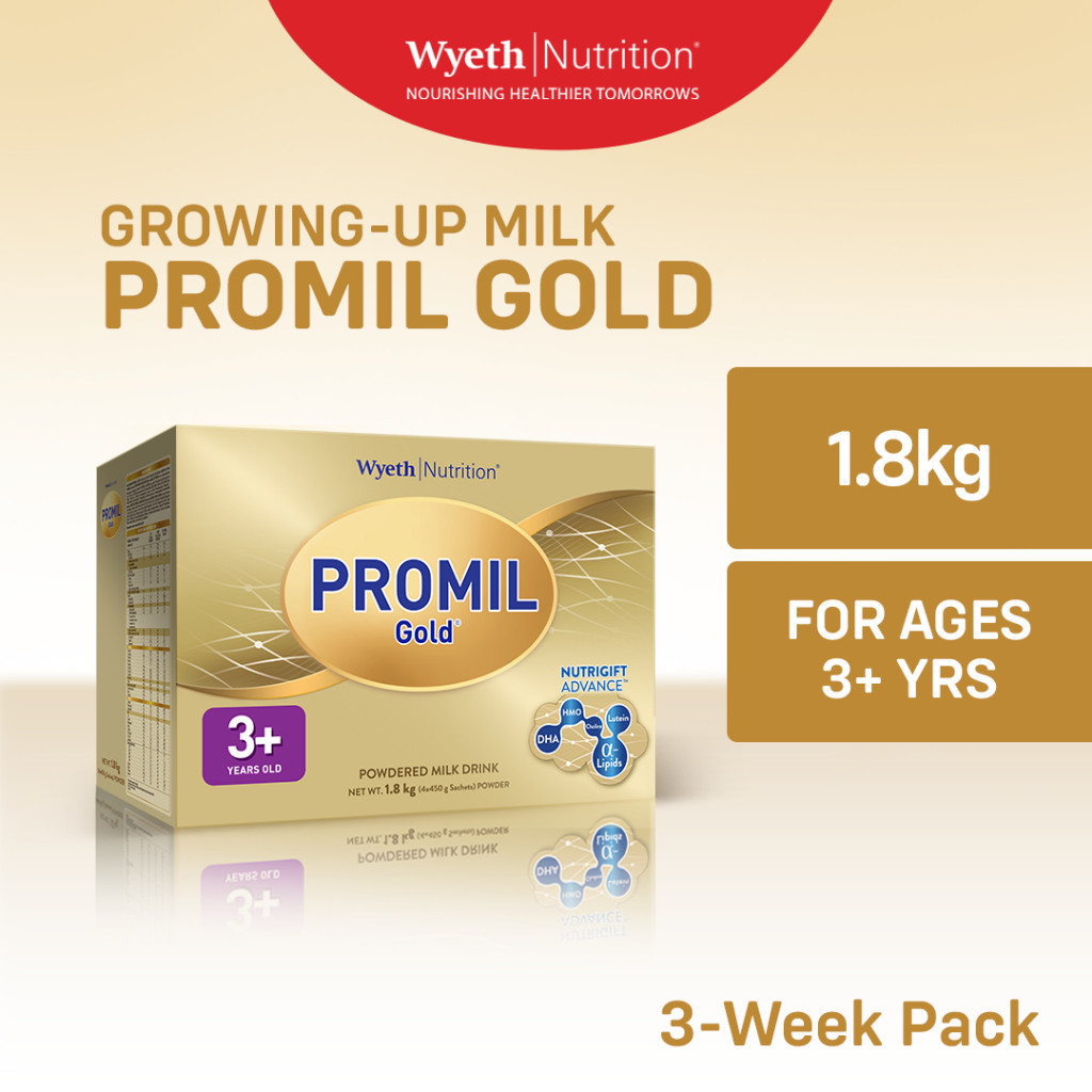 Promil Gold Four Powdered Milk Drink for Children Above 3 Years Old 1 ...