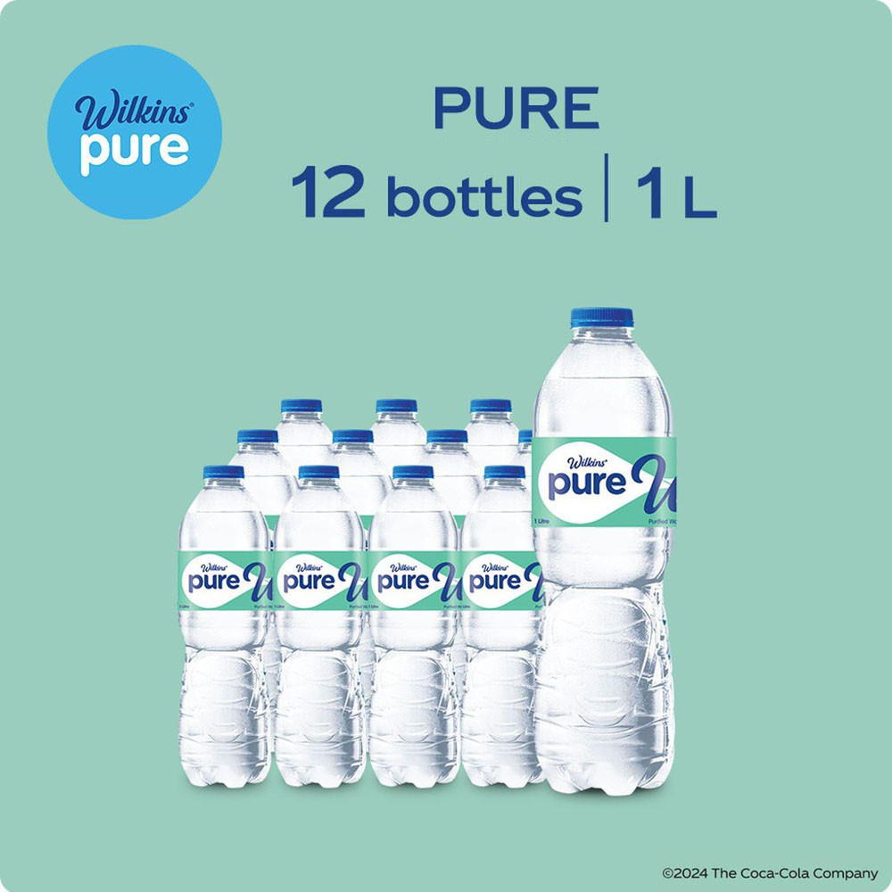 Wilkins Pure Water 1L - Pack of 12 | Shopee Philippines