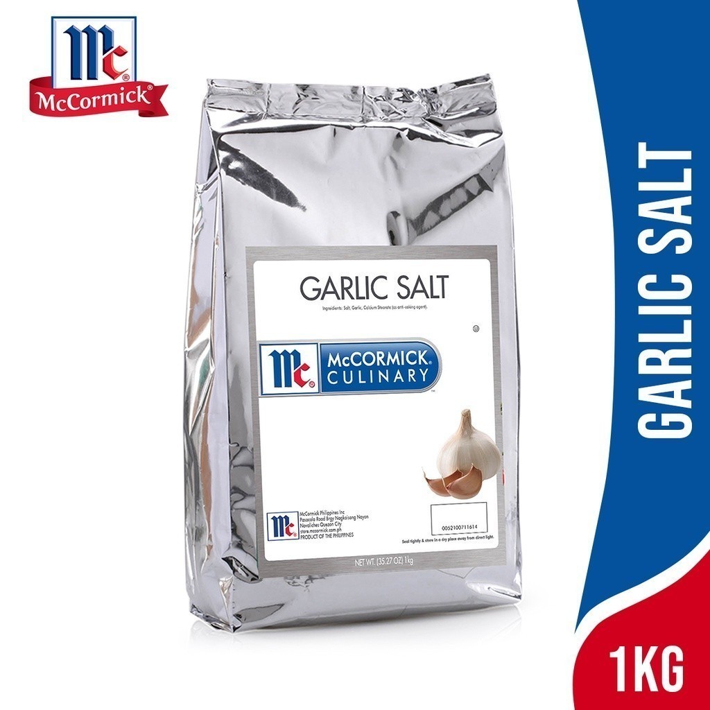 McCormick Garlic Salt 1kg | Shopee Philippines