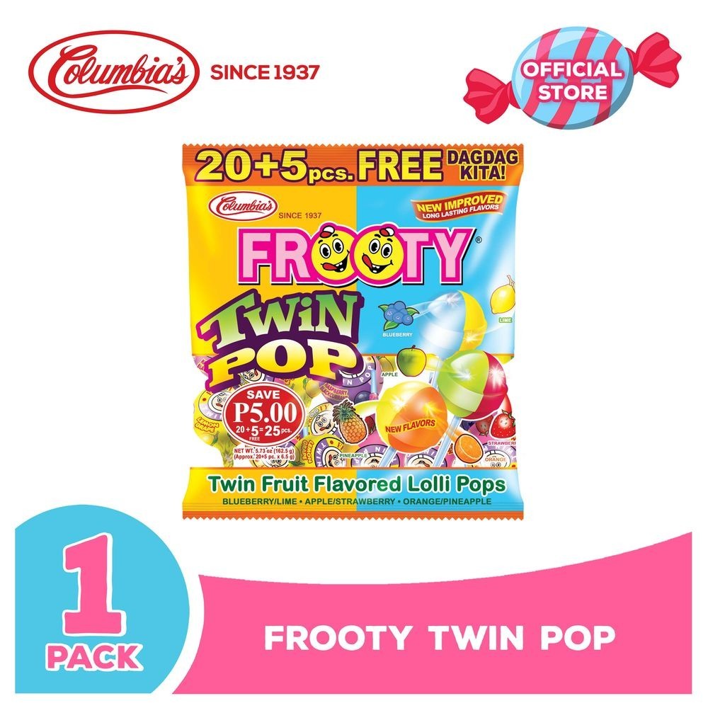 Columbia Candies: Frooty Twin Pop | Shopee Philippines