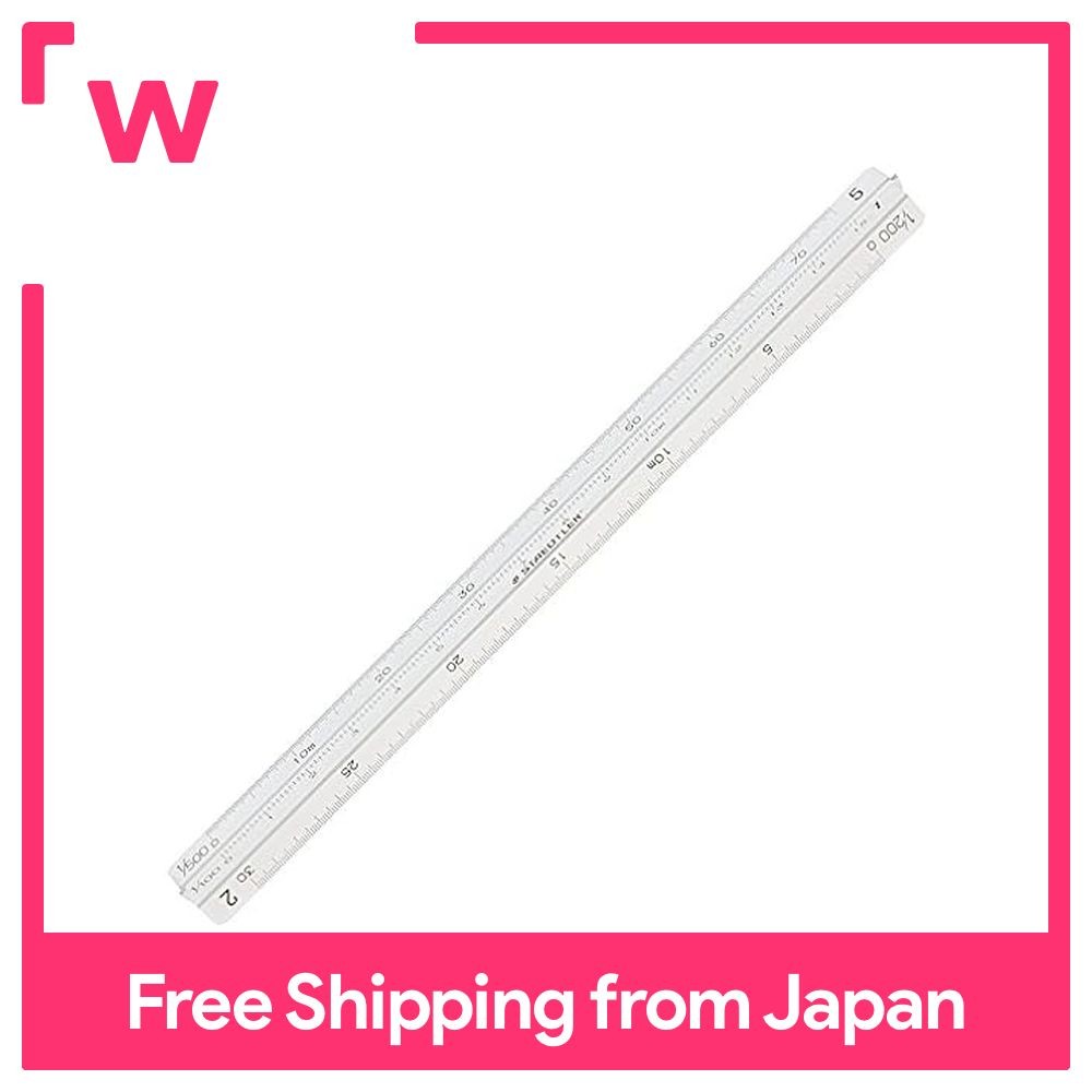 Staedtler Ruler Triangular Scale Aluminum Land Survey 987 15-12 ...