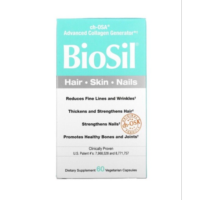 Biosil, ch-OSA Advanced Collagen Generator, Capsules or Drops | Shopee ...