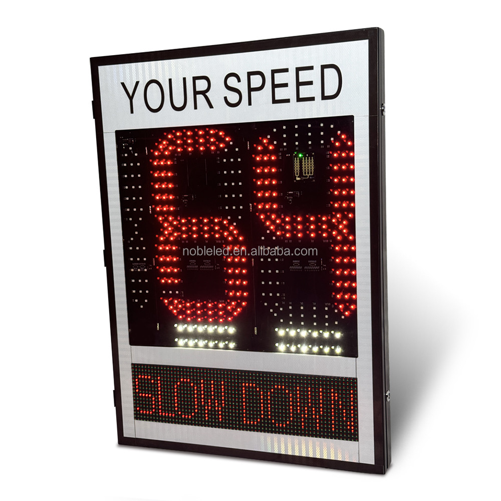 Working Voltage 12VDC Slow Down Speed Limit Signs for Traffic Control ...
