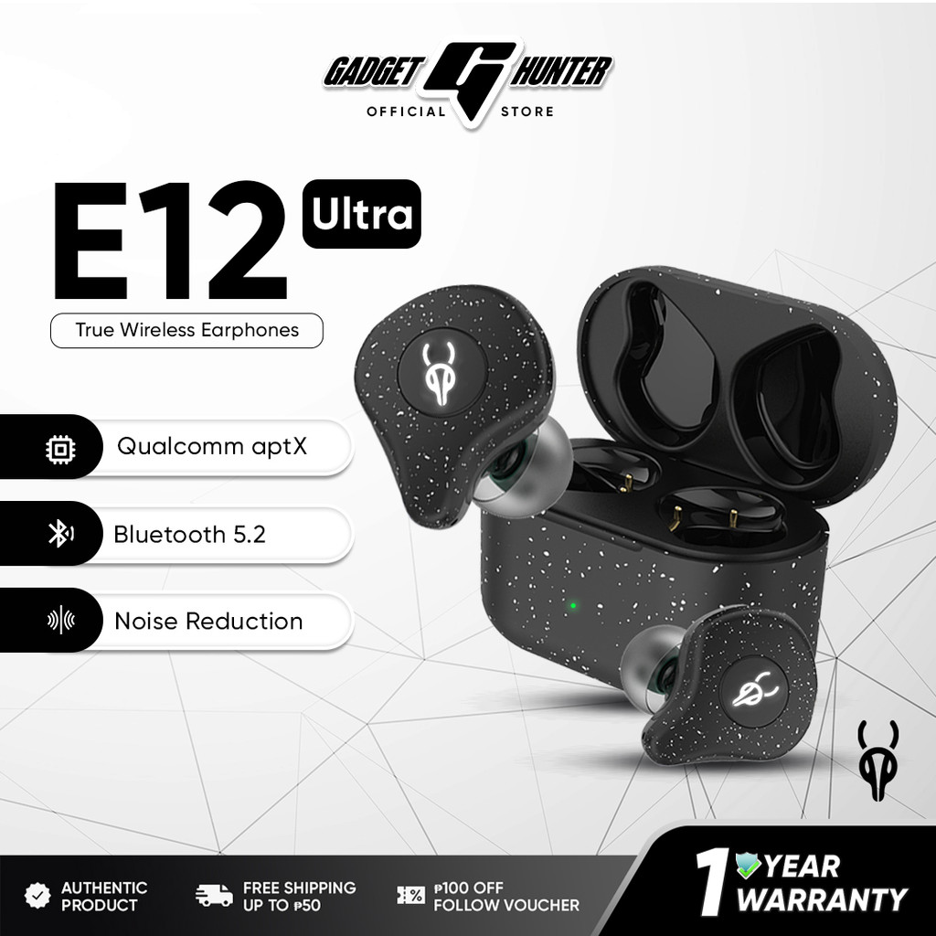 Sabbat E12 Ultra Snow White Version Earphones True Wireless Stereo TWS ...