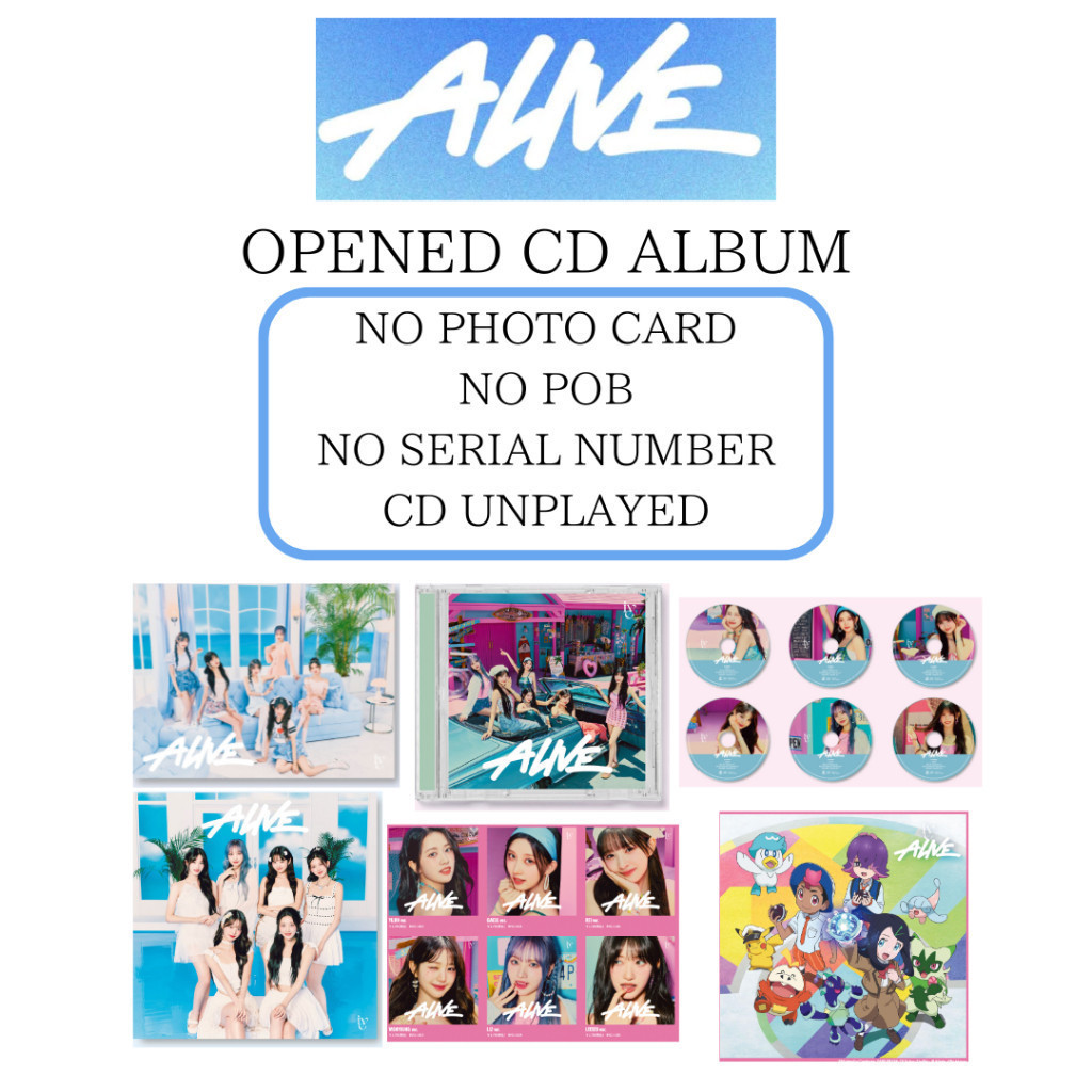 Opened Ive Alive Japan 2nd Ep Album Yujin Gaeul Wonyoung Liz Rei