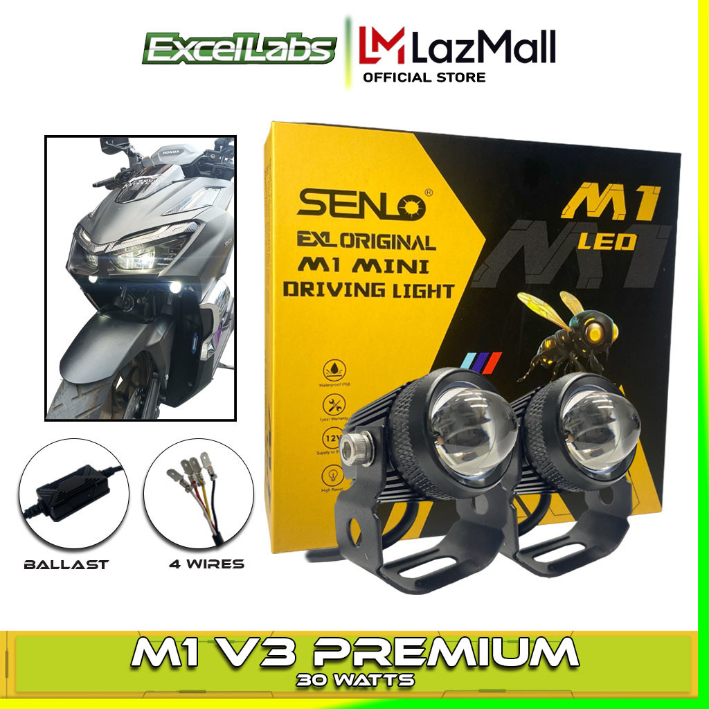 Original EXL Senlo M1 Series 3000LM 30 Watts Mini Driving Light for ...