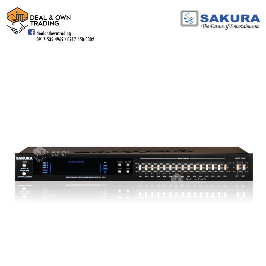 Sakura EQ-151 15 Band Stereo Graphic Equalizer | Shopee Philippines