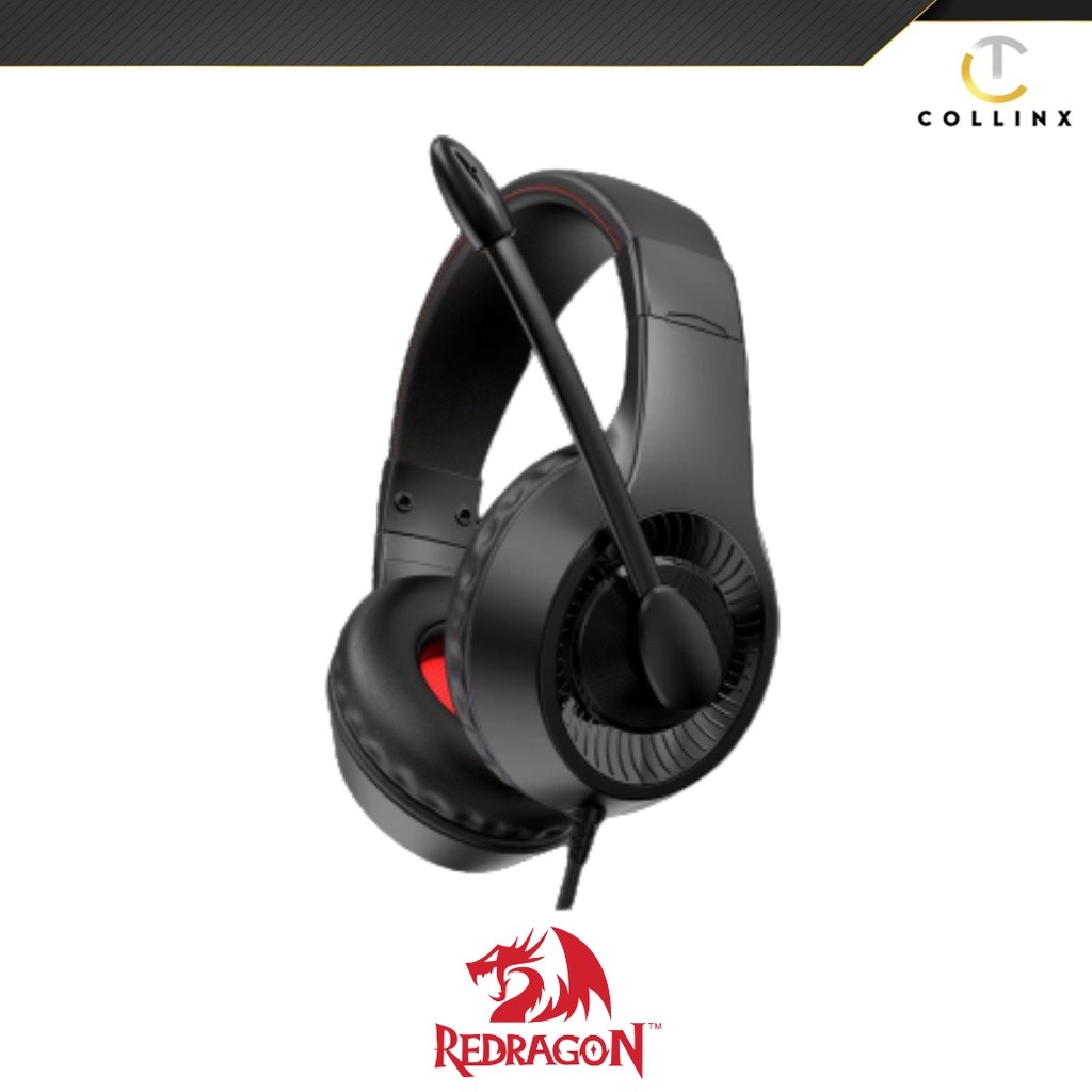 Redragon Pelias H130 Black Gaming Headset | Noise Cancellation, Clear ...