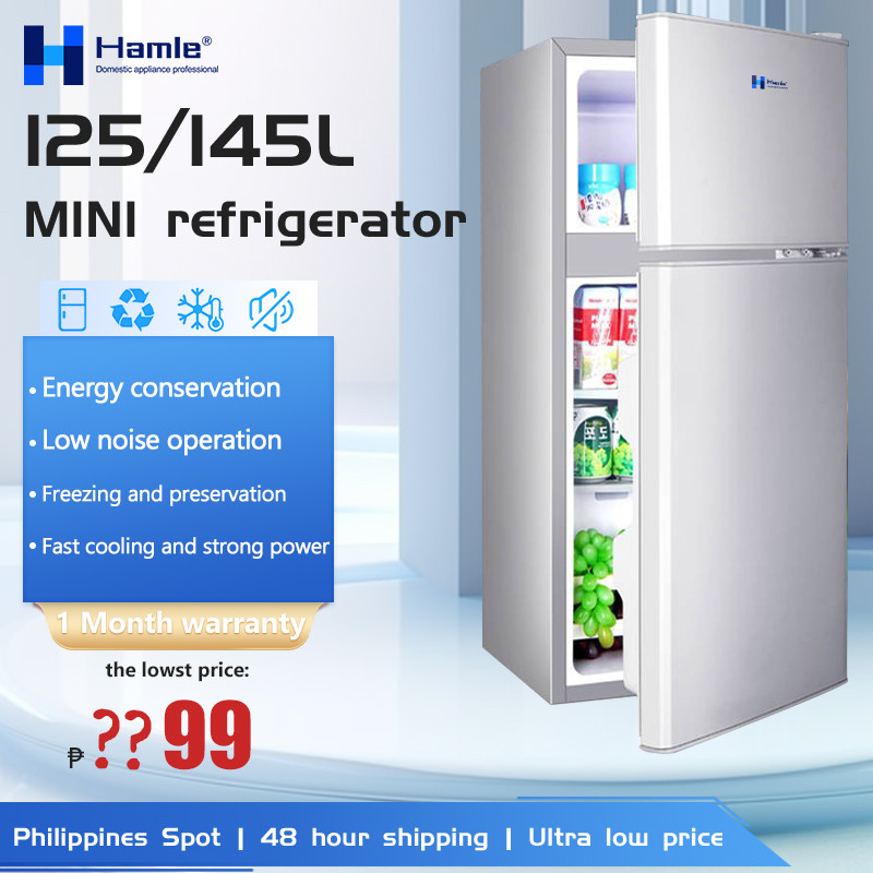Hamle Mini Refrigerator With Freezer 138L For Room Frost Fridge Save ...