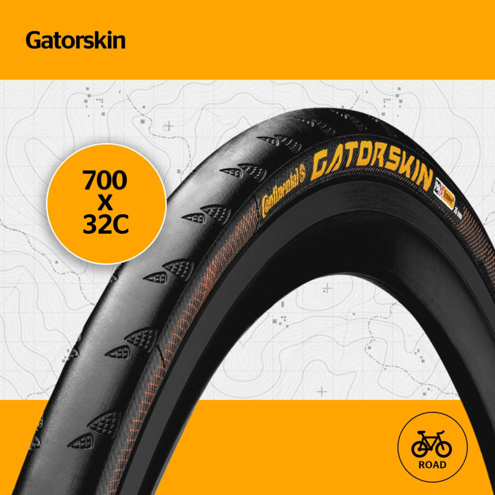 Continental Gatorskin Black/Black Foldable Clincher Tire 28" | 700 x 32C | Shopee Philippines