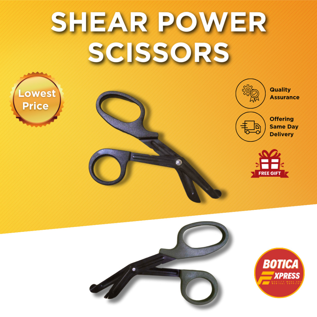 Emergency Scissor /Shear Power Scissor (Assorted Color) 7" | Shopee ...