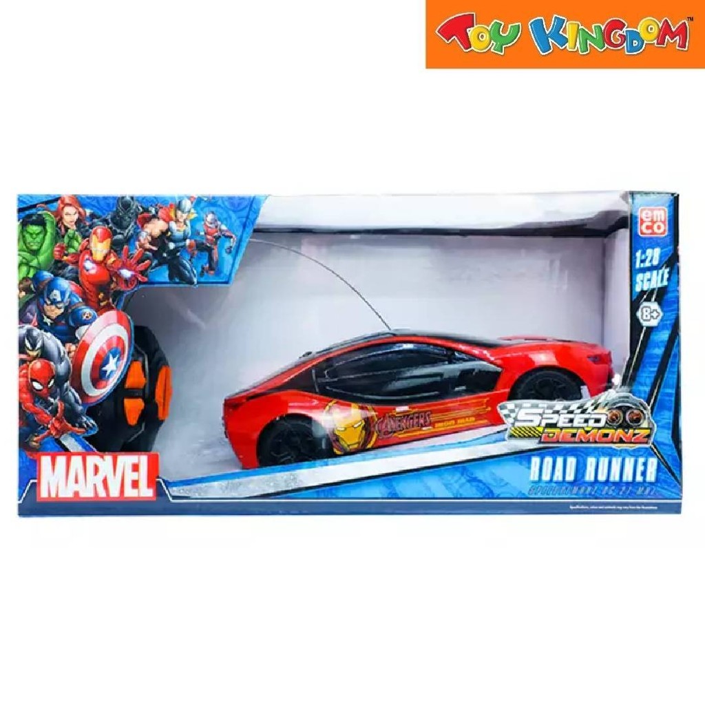 Marvel Speed Demonz Road Runner Iron Man RC Racing Die-cast | Shopee ...