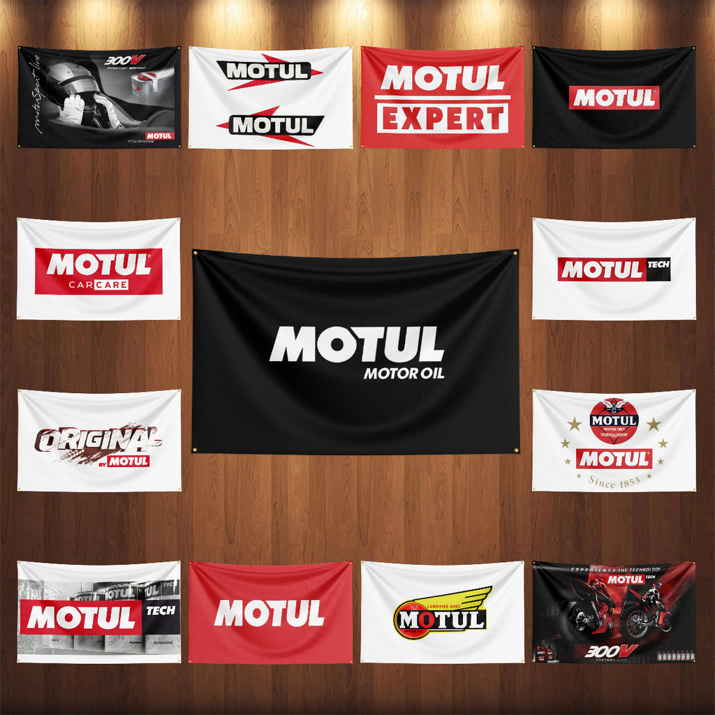 3*5ft Motuls Motor Motorcycle Racing Engine Oil Garage Car Banners ...