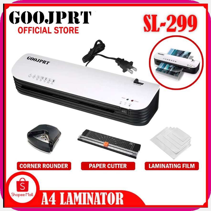 GOOJPRT+AF!GP-SL299[Sl#A4:BF+Laminator+o+B@Hot@g+Z@q+and Cold Laminating Machine Document Photo ...