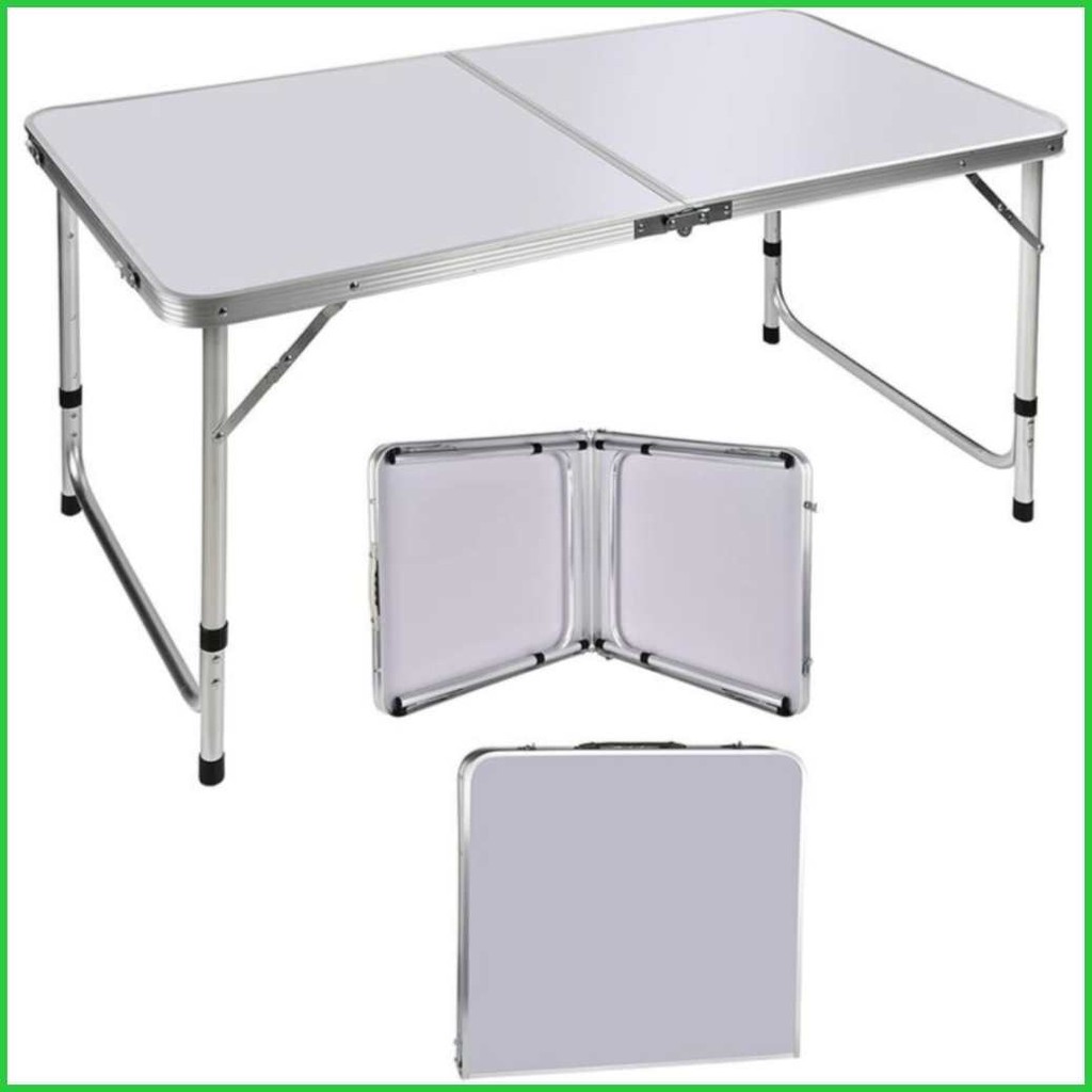 Folding[L]Table&og@q+a@J+s@Trestle[C!r,Camping Party Picnic BBQ Stall ...