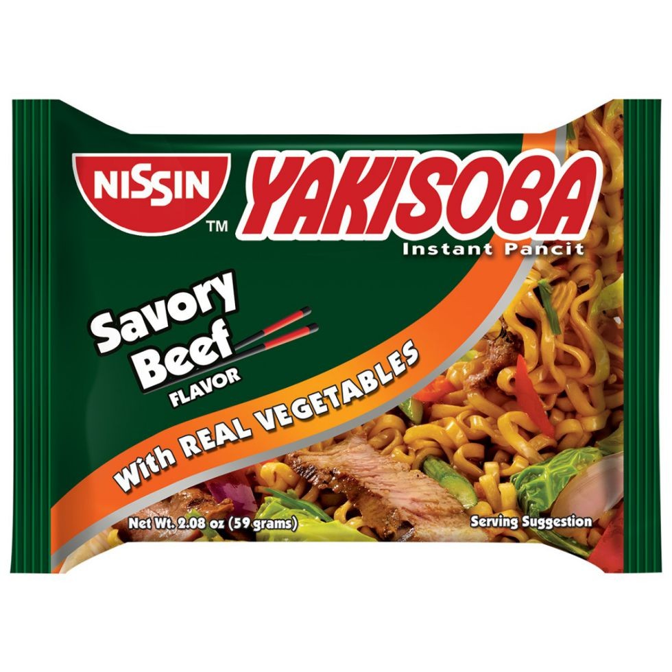 Nissin Yakisoba Savory Beef 59g - Food - Instant Noodle | Shopee ...