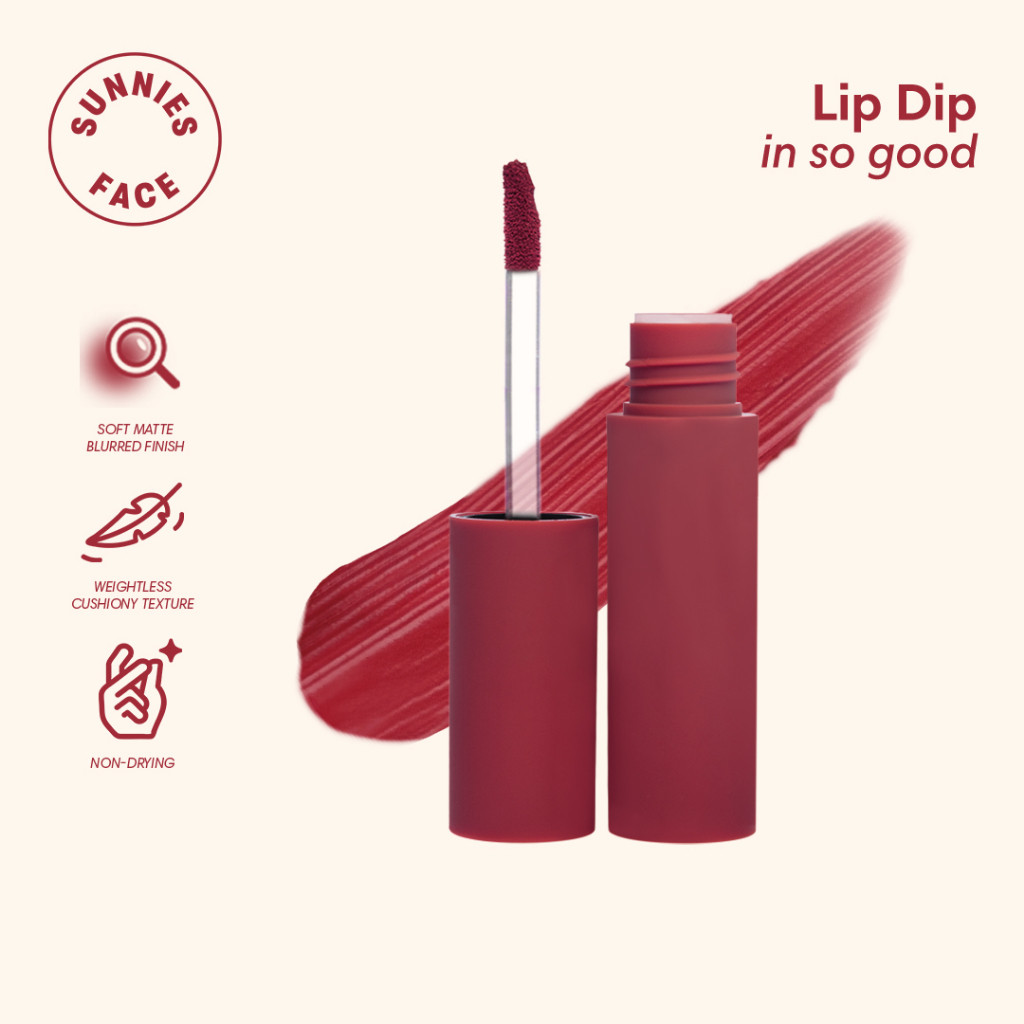 Sunnies Face Lip Dip [Whipped Matte Liquid Lipstick] (So Good) | Shopee ...