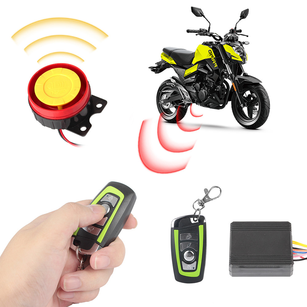Motorcycle Anti-theft Alarm Security Alarm System 12V Anti-theft With ...
