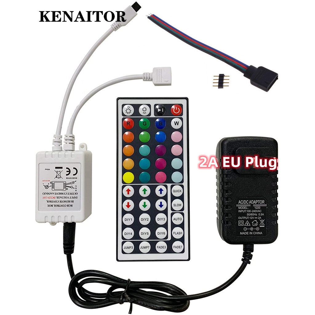 44 Key IR Remote Controller Kit Wireless Rectifier Control Box DC 12V ...