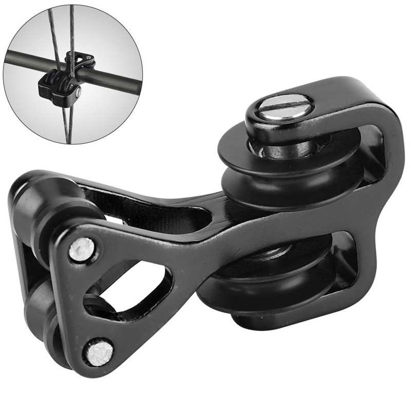 Aluminium Alloy Archery Compound Bow Cable Slide String Splitter Roller ...