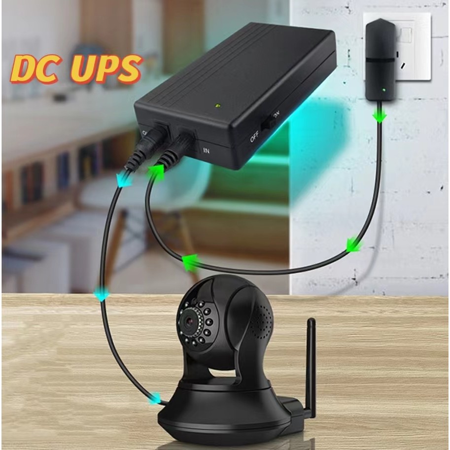 12V 1A DC UPS Powerbank For Wifi Modem Mini UPS For Wifi Router Mini ...