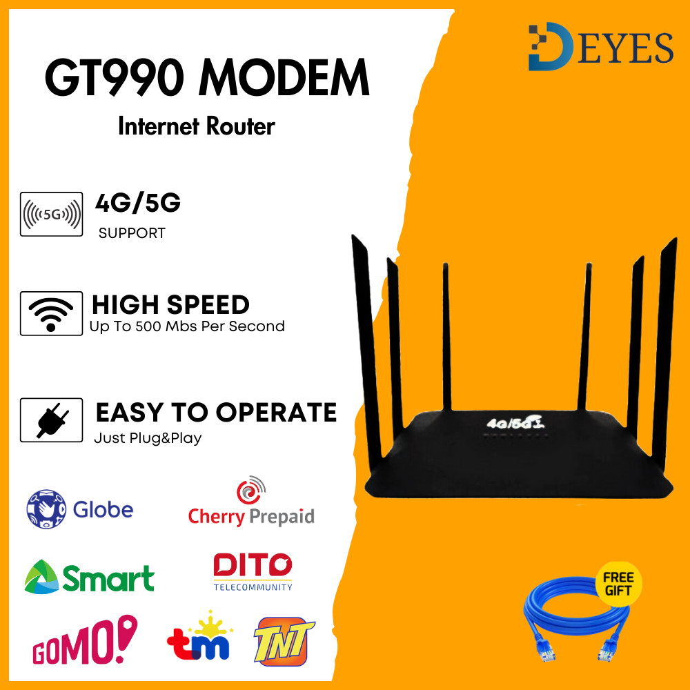 Deyes GT990 Modem 100% New 5G LTE CPE Router 2.4GHz 600Mbps MOD Wifi ...