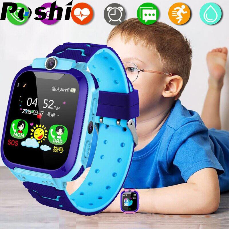 Original POSHI Kids Smart Watch voice chat camera supports Sim Card ...