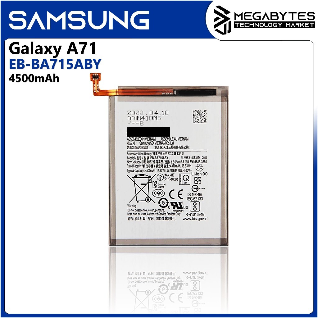Megabytes Battery for Samsung Galaxy A71 | A715F A715F/DS A715F/DSN ...