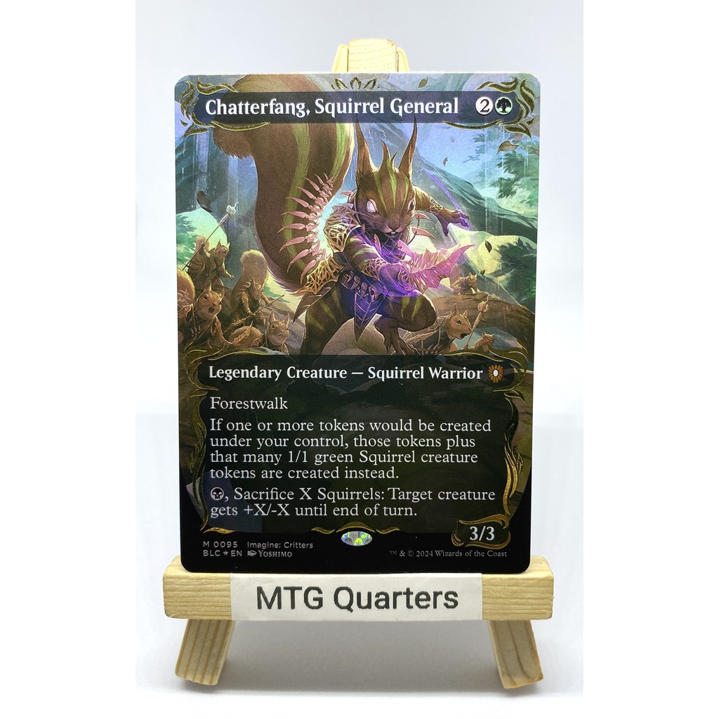 Pr0xy Card - Chatterfang, Squirrel General (Borderless Raised Foil ...