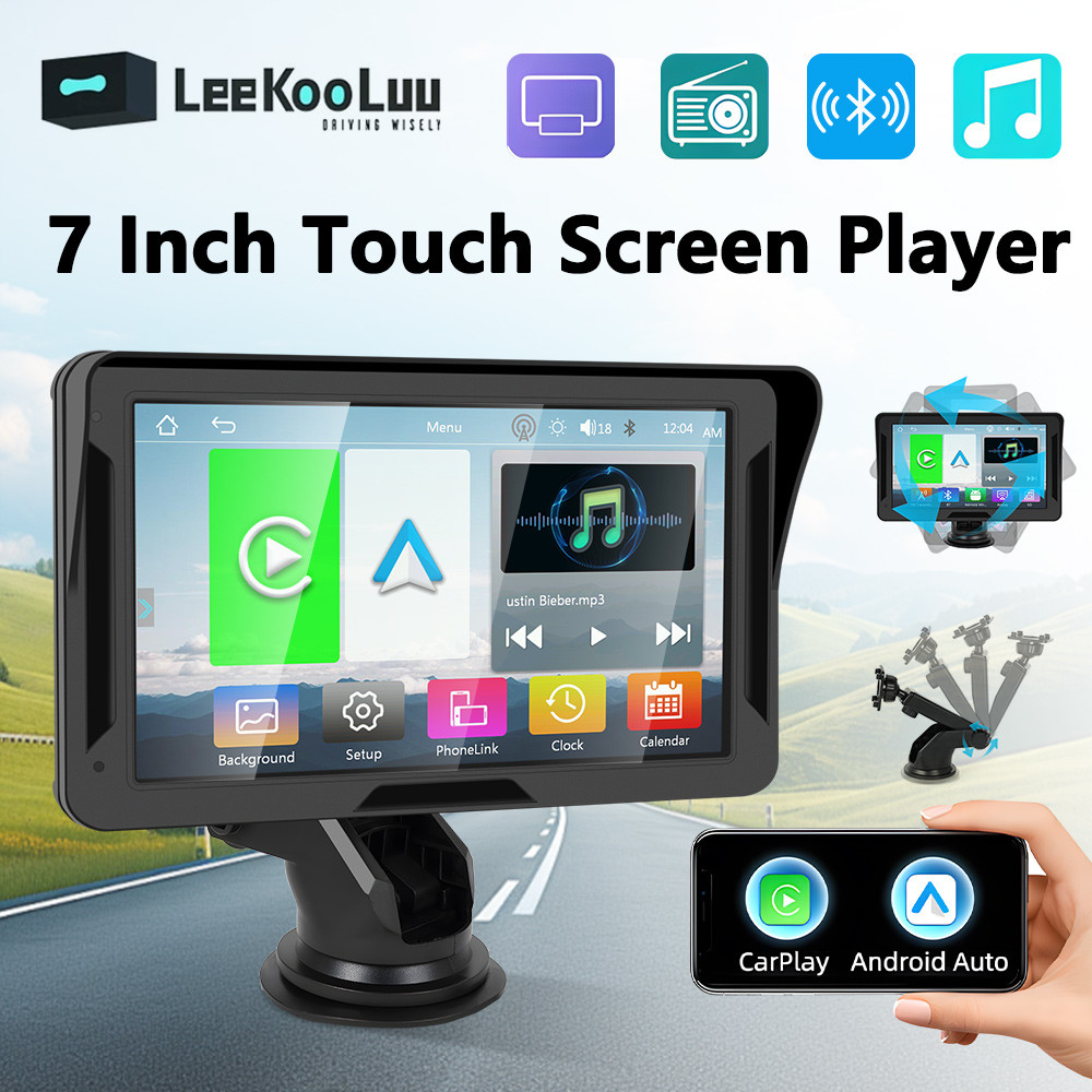 ️LeeKooLuu 7-inch Screen Carplay MP5 Portable Smart Player Supports ...