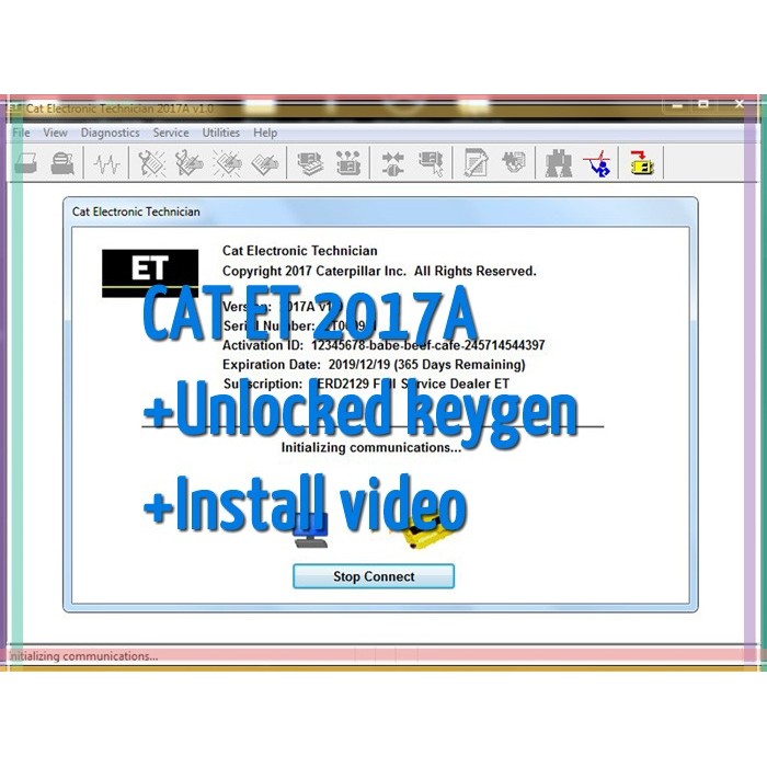 for Red Cat ET 2017A Diagnostic Software with Unlock KeyGen can Install ...