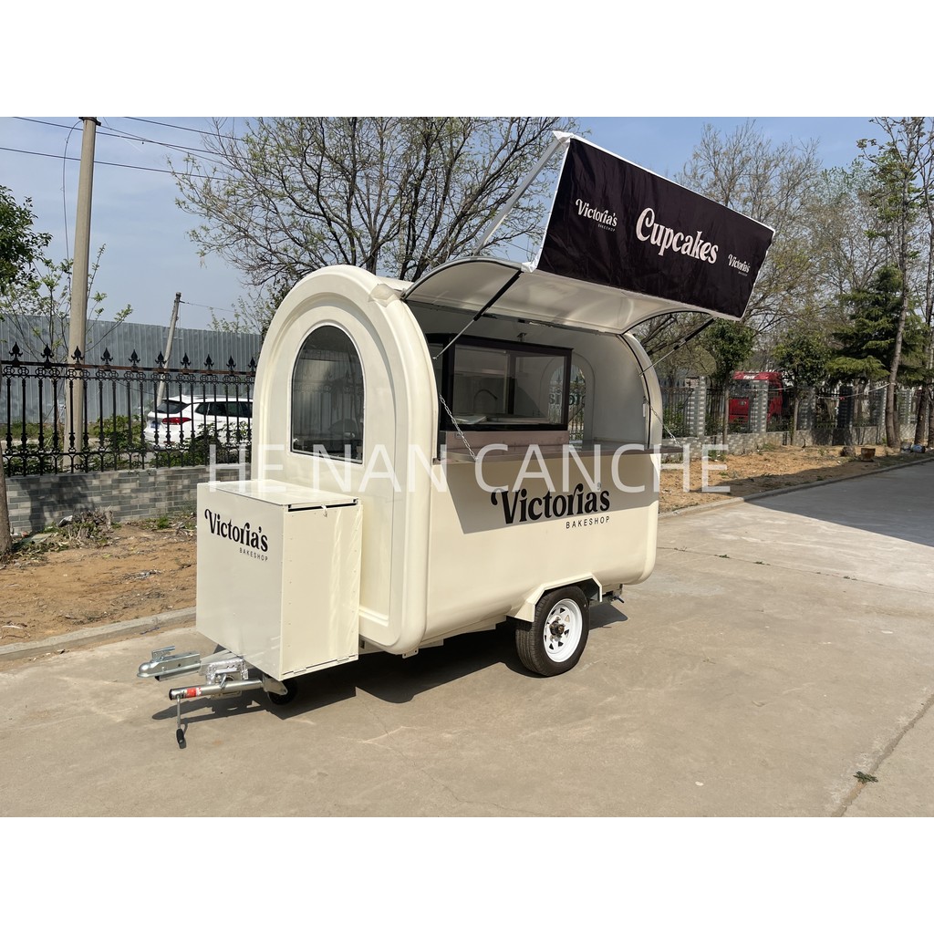 ⚖fast food caravan hot dog vending ice cream carts with wheels bbq ...