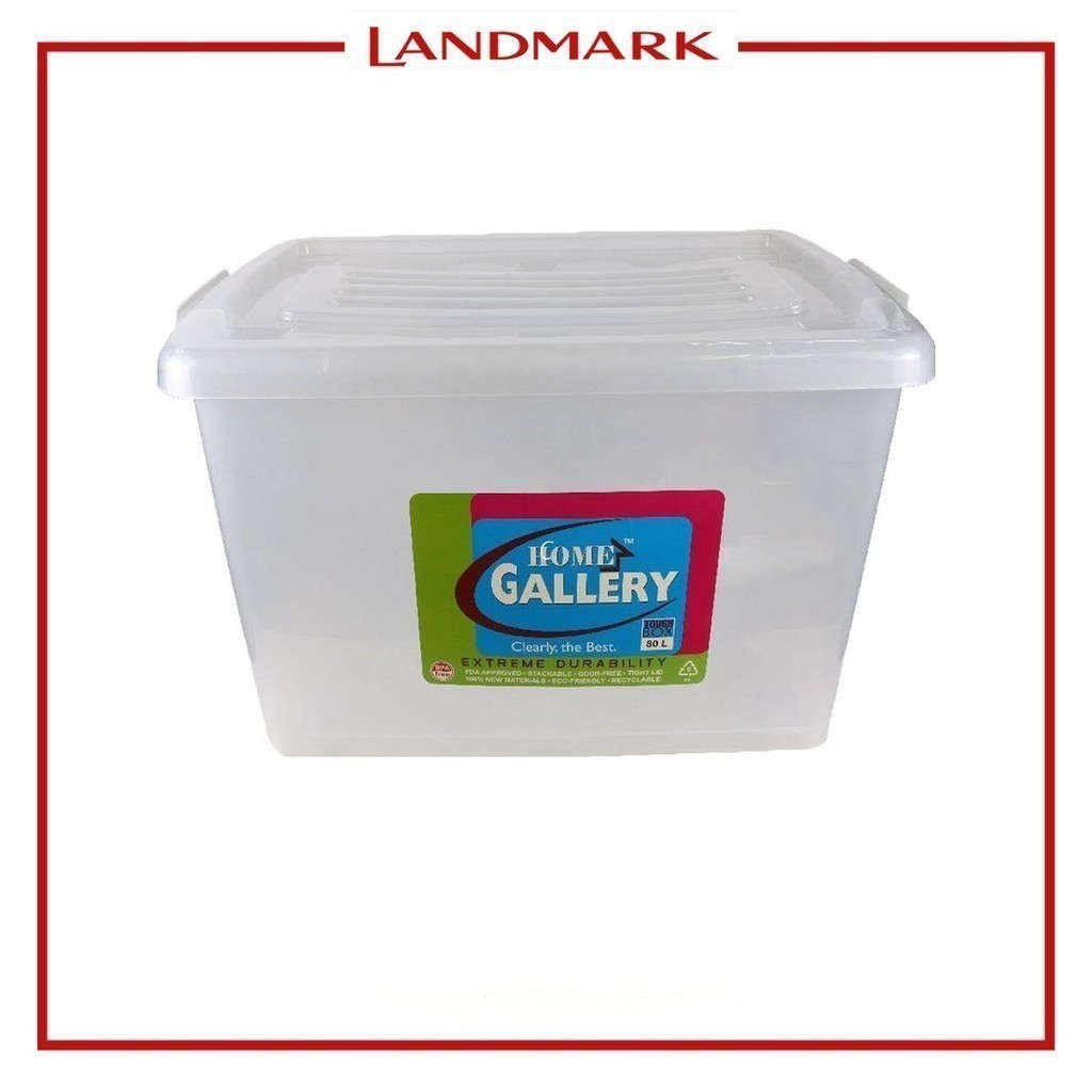 Home Gallery Storage Box 80 Liters 65.5 x 47.5 x 40.5 cm | Shopee ...