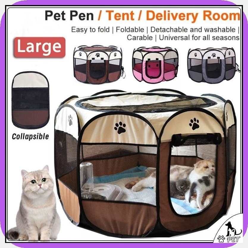 Foldable%N?Pet$B`Playpen!s[Tent,GJ[Dog,tQ[Cat,Ro[Fence,eJ[Puppy,xP ...
