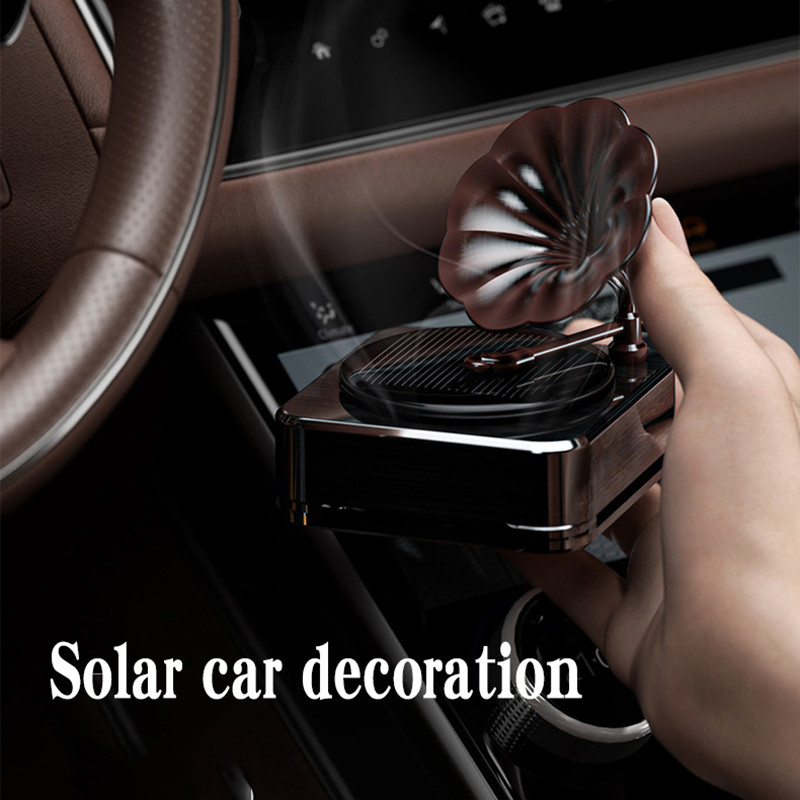 Antique phonograph style Car Air Freshener Solar Car Perfume Fragrance ...